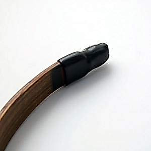 amololo Premium Quality Longbow Rubber Bow Tip Protector Recurve Bow Limb Tip Protector (1 Pair/Pack)