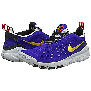 Nike Men's Free Run Trail Running Shoes, Concord/Taxi-habanero Red-whit, 9.5