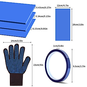 UCEC Sublimation Tumbler Wrap, Compatible with Cricut Mug Press, 10.9x4.7 Inch Silicone Sublimation Mug Tumbler Wrap for Cricut Mug Press Accessories, Suitable for Tumbler Heat Press Machine（3PCS