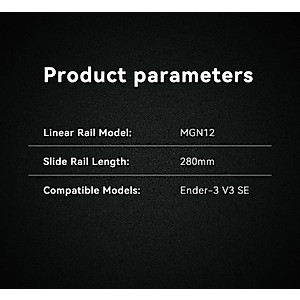 Creality Upgraded Ender-3 V3 SE Linear Rail Guide Kit, Linear Guideway - High Precision, High Speed Printing, and Long Service Life - Easy to Modify, Compatible with Ender-3 V3 SE