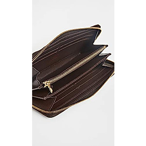 Louis Vuitton Women's Pre-Loved Zippy Wallet, Damier Ebene, Brown, One Size