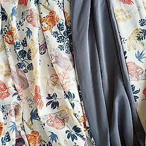 SENSORY4U Sensory Swing (Double Layered Sloth Print or Gray Fabric) Indoor Therapy Swing Snuggle Cuddle Hammock Cacoon for Children with Autism ADHD and Aspergers