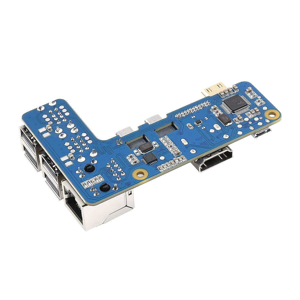 waveshare Pi Zero to Raspberry Pi 3B/B+ Adapter,Based on Raspberry Pi Zero to Reproduce The Original Appearance of The 3B Series,Alternative Solution for Raspberry Pi 3 Model B/B+