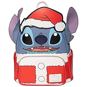 Lilo & Stitch Holiday Santa Stitch Mini Backpack - Entertainment Earth Exclusive
