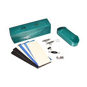 Pro 34mm Fingerboard High Kick Mold Kit - Veneer, Trucks, Wheels, Grip +Rails, Random