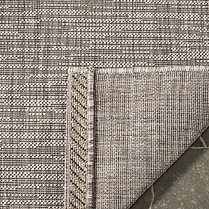SAFAVIEH Courtyard Collection 8' x 11' Brown CY8576 Indoor/ Outdoor Waterproof Easy-Cleaning Patio Backyard Mudroom Area-Rug