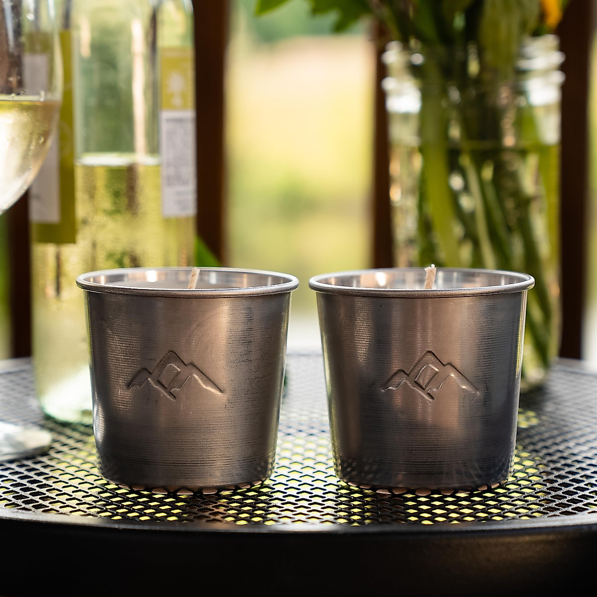 Murphy's Naturals Mosquito Repellent Candle Refills | DEET Free | Plant Based Essential Oils | Soywax, Beeswax Blend | Two 9oz Candles Included