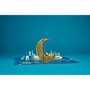 Lovepop Eid Mubarak Pop-Up Card, Celebration Card, Eid Mubarak, 3D Greeting Cards, Festive Cards, Happy Eid Mubarak