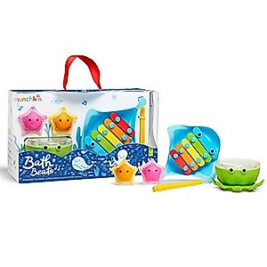 Munchkin® Bath Beats™ Musical Toddler Bath Toy Set, Includes Xylophone, Bath Drum & Shakers