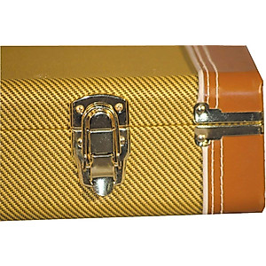 Gator Cases Deluxe Wood Standard Fits Fender Stratocaster/Telecaster Electric Guitar Case (GW TW)