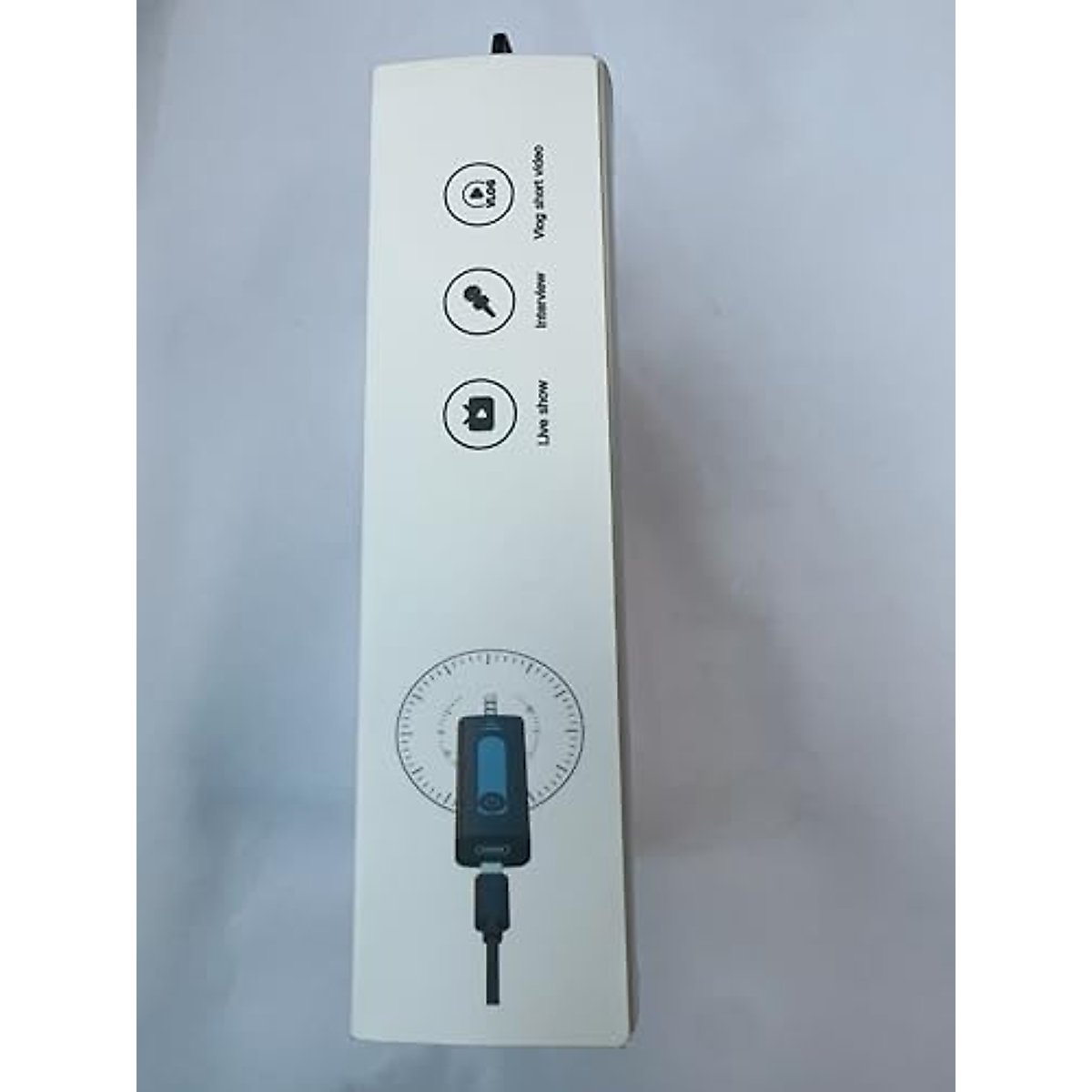 Wireless Lavalier Microphone, OSA Camera Microphone for iPhone, Android Phone, Camera, Clip-on Plug & Play Auto-sync and Noise Reduction for Video Recording, Interview
