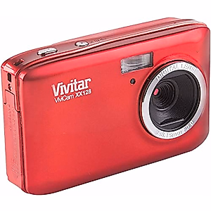 Vivitar ViviCam VXX128 20MP Digital Camera (Red)