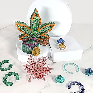 Allstarry Holographic Ultra Fine Glitter 4 Colors Metallic Autumn Gold Orange Coppery Glitter Powder 80ml per Jar for Resin, Tumblers, Slime, Painting Arts, Nail Art DIY Decoration