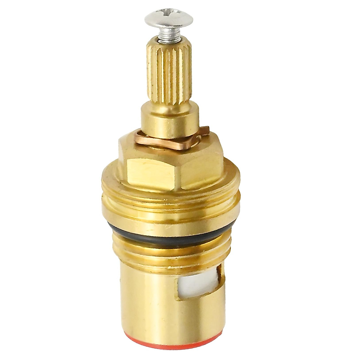 UOIENRT 45882000 Hot Right Stop Ceramic Cartridge, Replacement for Kitchen and Lavatory Models and 1/2-Inch Wall Mount Valves, Replaces 45882000