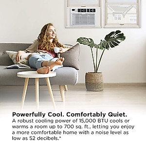 TCL 15W3E1-A Home Series Window Air Conditioner, 15,000 BTU, White