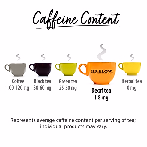 Bigelow Decaffeinated Constant Comment Black Tea, 20 Count (Pack of 6), 120 Total Tea Bags