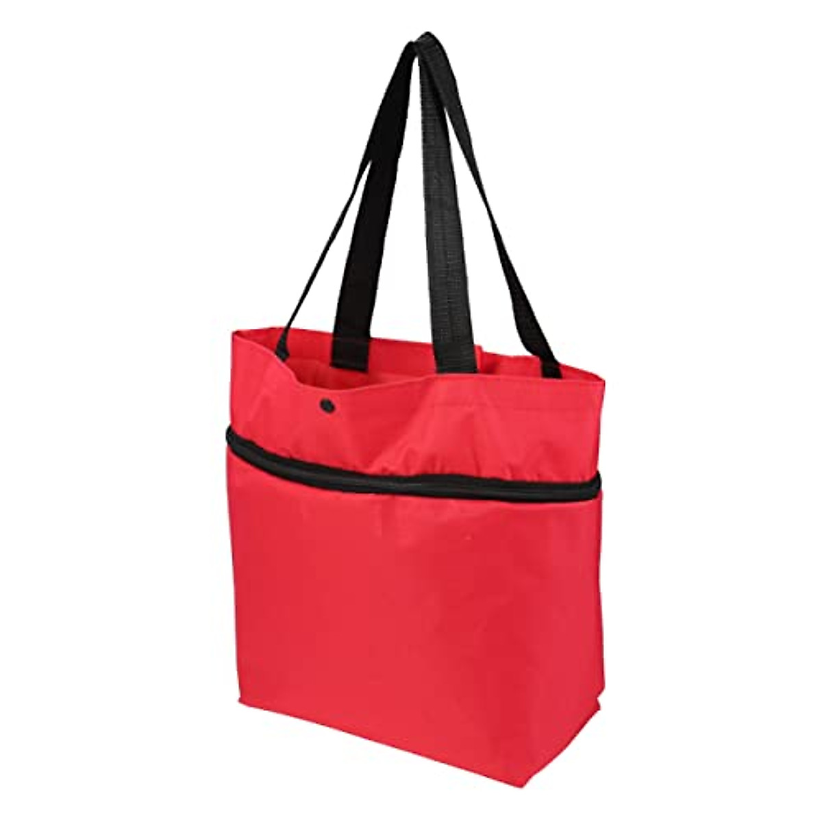 STOBOK 2pcs Portable Wagon Tug Bag Folding Luggage cart Foldable Rolling cart Foldable Tote Collapsible Tote Trolley Car Vegetables Organizer Folded Shopping Cart Tram Trolley Bag Wheel