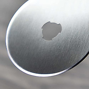 WA Portman Rotary Cutter Set & Cutting Mat for Sewing - 45mm Rotary Cutter for Fabric & 5 Blades - 18x24 In Fabric Cutting Mat - 6x24 In Acrylic Ruler for Cutting Fabric - Rotary Cutter and Mat Set