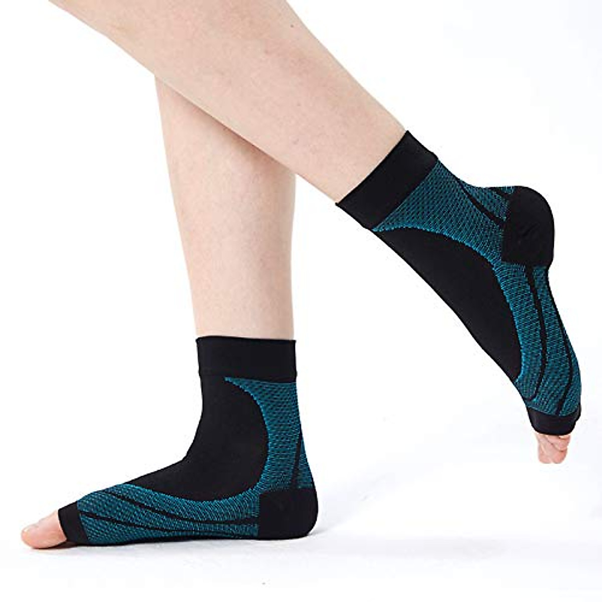 Plantar Fasciitis Socks Ankle Compression Socks Arch Support for Foot Heel Pain Relief Night Splint Brace Orthotics Inserts Insoles