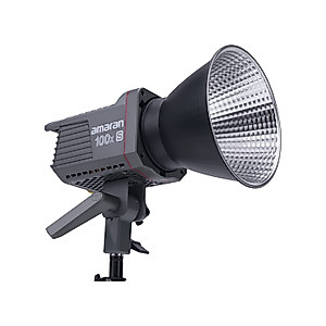 amaran 100x S Bi-Color Bowens Mount Point-Source LED Video Light,100W Output Studio Light,Bluetooth App Control 9 Built-in Lighting Effects DC/AC Power Supply Ultra Silent Fan(amaran 100xS)