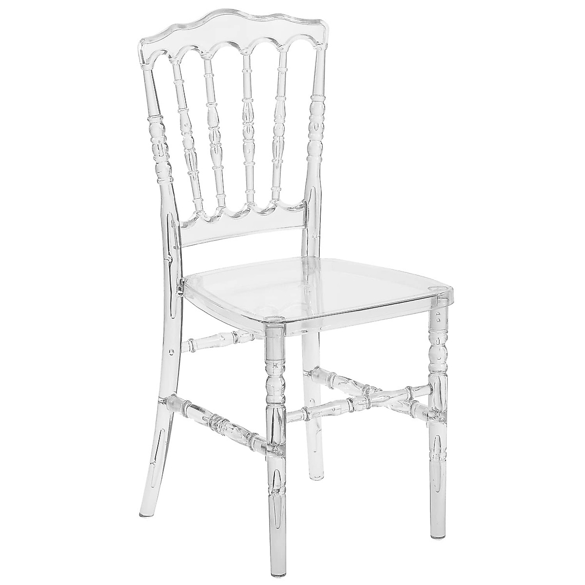 Flash Furniture Flash Elegance Crystal Ice Napoleon Stacking Chair