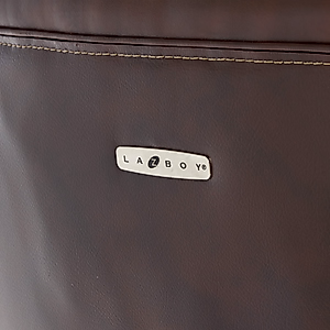 La-Z-Boy Cantania Executive Chair with AIR Lumbar Technology and Memory Foam Cushions, Ergonomic Design for Office Space, Brown