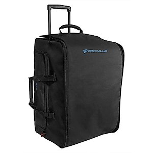 Rockville Rolling Travel Bag for Most 15" DJ PA Speakers w/Handle+Wheels (SB15)