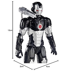 Avengers Titan Hero Series Blast Gear Marvel’s War Machine Action Figure, 12-Inch Toy, Inspired by The Marvel Universe, for Kids Ages 4 and Up