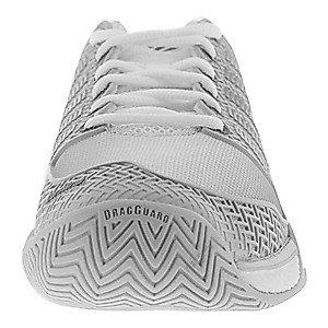 K-Swiss Men's Hypercourt Express Original Tennis Shoe, Glacier Gray/White/Silver, 12 M