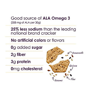 Crunchmaster Multi-Seed Gluten-Free Original, 4 Ounce (Pack of 12)