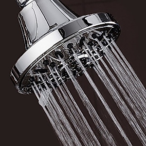 AquaDance Premium High Pressure 6-setting 4-Inch Shower Head for the Ultimate Shower Spa Experience! Officially Independently Tested to Meet Strict US Quality & Performance Standards!