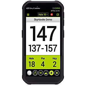 SkyCaddie SX550 Tour Book, Black