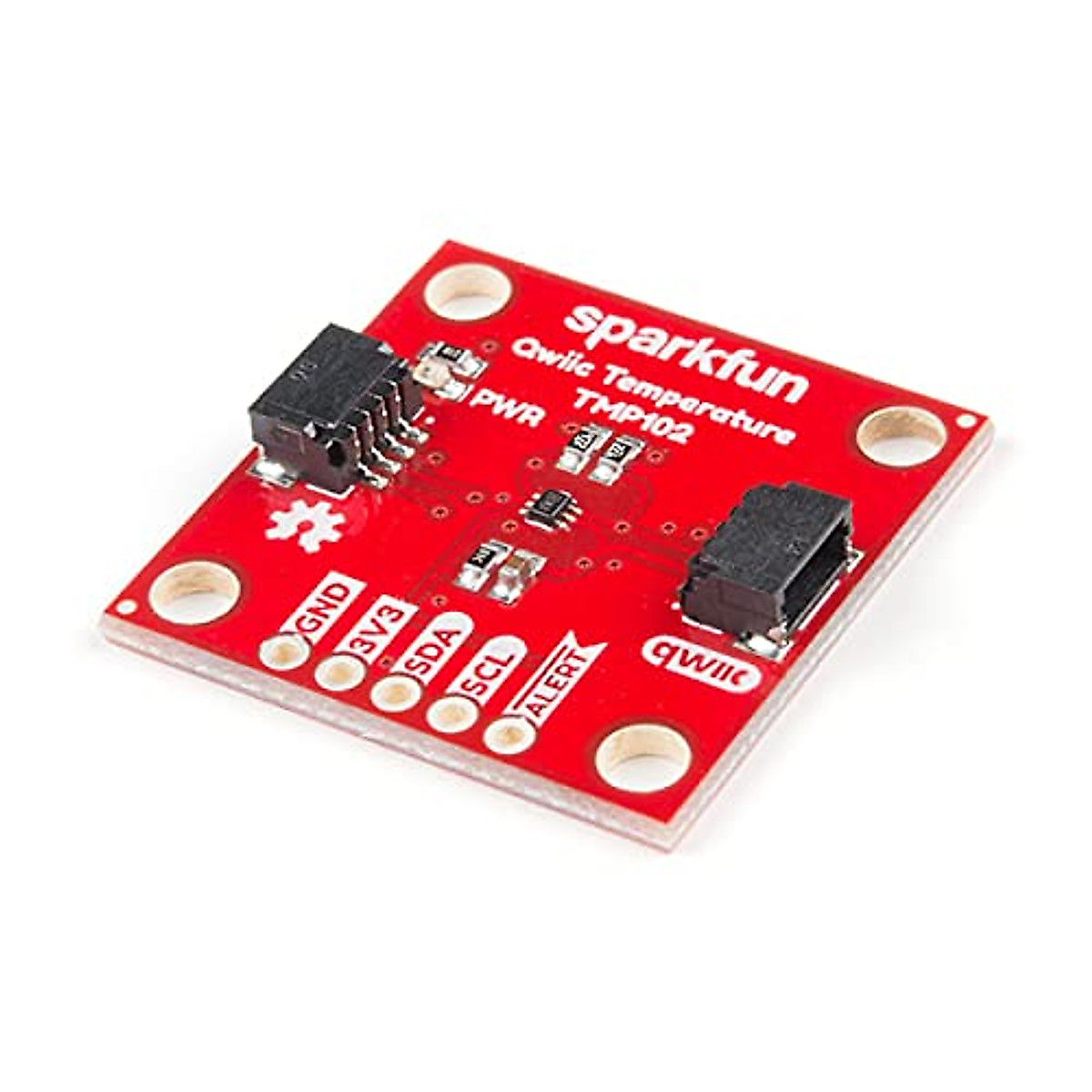 SparkFun Digital Temperature Sensor - TMP102 (Qwiic)-Compatible with Arduino and other Single-board computers Easy-to-Use I2C sensor Plug-and-Play breakout board Runs from 1.4-3.6V input Use with 3.3V