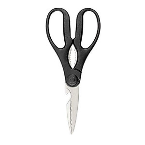 GINSU Kiso® Dishwasher Safe and Always Sharp, 18 Piece Black Knife Set with Black Block