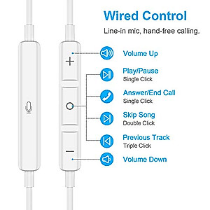 TITACUTE USB C Headphones for Galaxy S20 FE S23 Ultra Noise Cancelling Type C Earphone Magnetic Wired in Ear Headphone with Mic Stereo Earbuds for Samsung S21 S22 A53 Z Flip Pixel 6 7 6a OnePlus 11