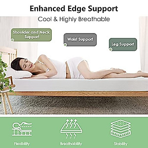 PayLessHere 10 Inch Twin Gel Memory Foam Mattress Fiberglass Free/CertiPUR-US Certified/Bed-in-a-Box/Cool Sleep & Comfy Support