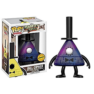 POP Disney: Gravity Falls - Bill Cipher [Purple] Limited Edition Chase Funko Pop! Vinyl Figure (Bundled with Compatible Pop Box Protector Case), 3.75 inches
