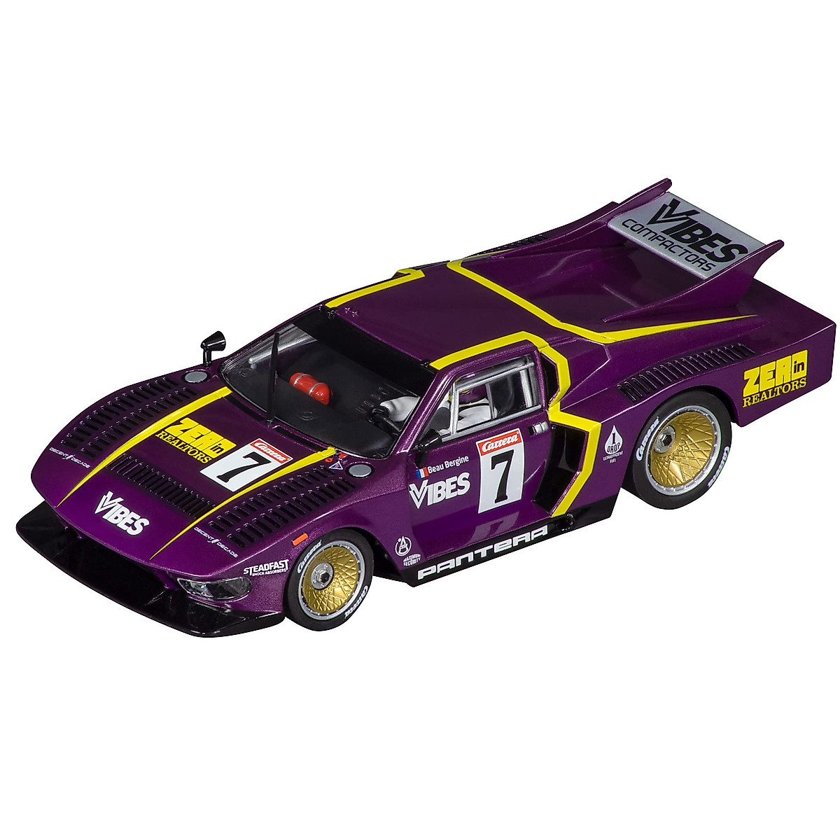Carrera 31044 De Tomaso Pantera No.7 1:32 Scale Digital Slot Car Racing Vehicle Digital Slot Car Race Tracks