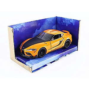 Jada Toys Fast & Furious 1:32 2020 Toyota Supra Die-cast Car, Toys for Kids and Adults,Yellow
