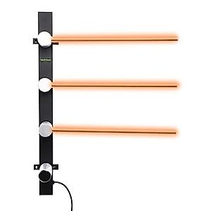 Electric Towel Warmer - Stainless Steel Towel Warmer | 3-Bar Bathroom Towel Heater, Electric Heated Towel Racks for Kitchen/Apartment/Hotel