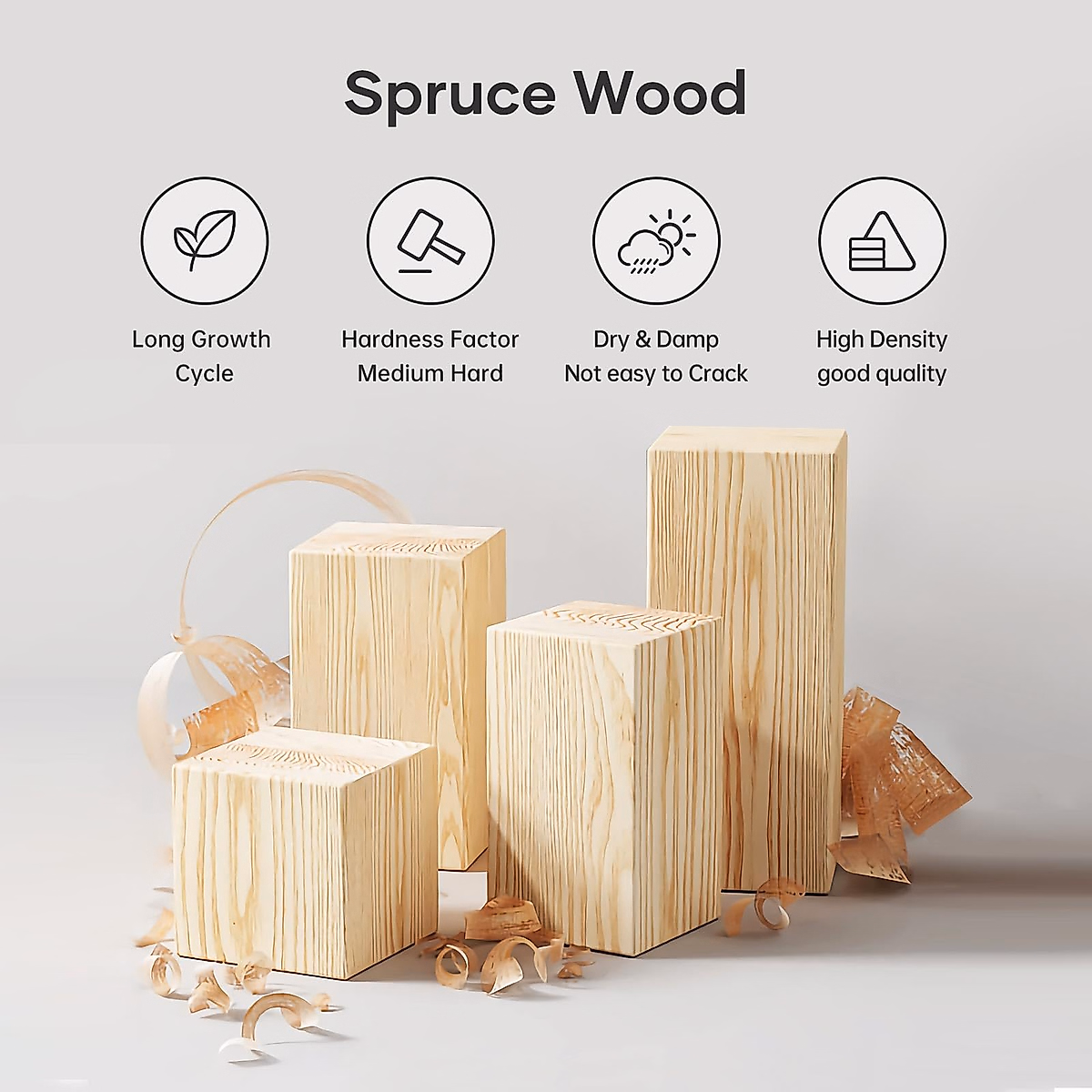 FREDBECK 42in x 84in Wood Barn Door with 7FT Barn Door Hardware Kit Included K Shape Solid Spruce Wood Panel Need to Assembly