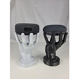 Dancyn Studios Living Hand Stand for Google Home Mini & Google Nest Mini, Echo Dot 3rd Generation Smart Home Audio Speakers, Sparkle Black, One Size