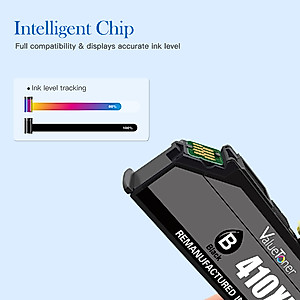 Valuetoner Remanufactured Ink Cartridge Replacement for Epson 410XL 410 XL T410XL High Yield to use with Expression XP-7100 XP-530 XP-630 XP640 XP-830 XP635 Printer (5-Pack)