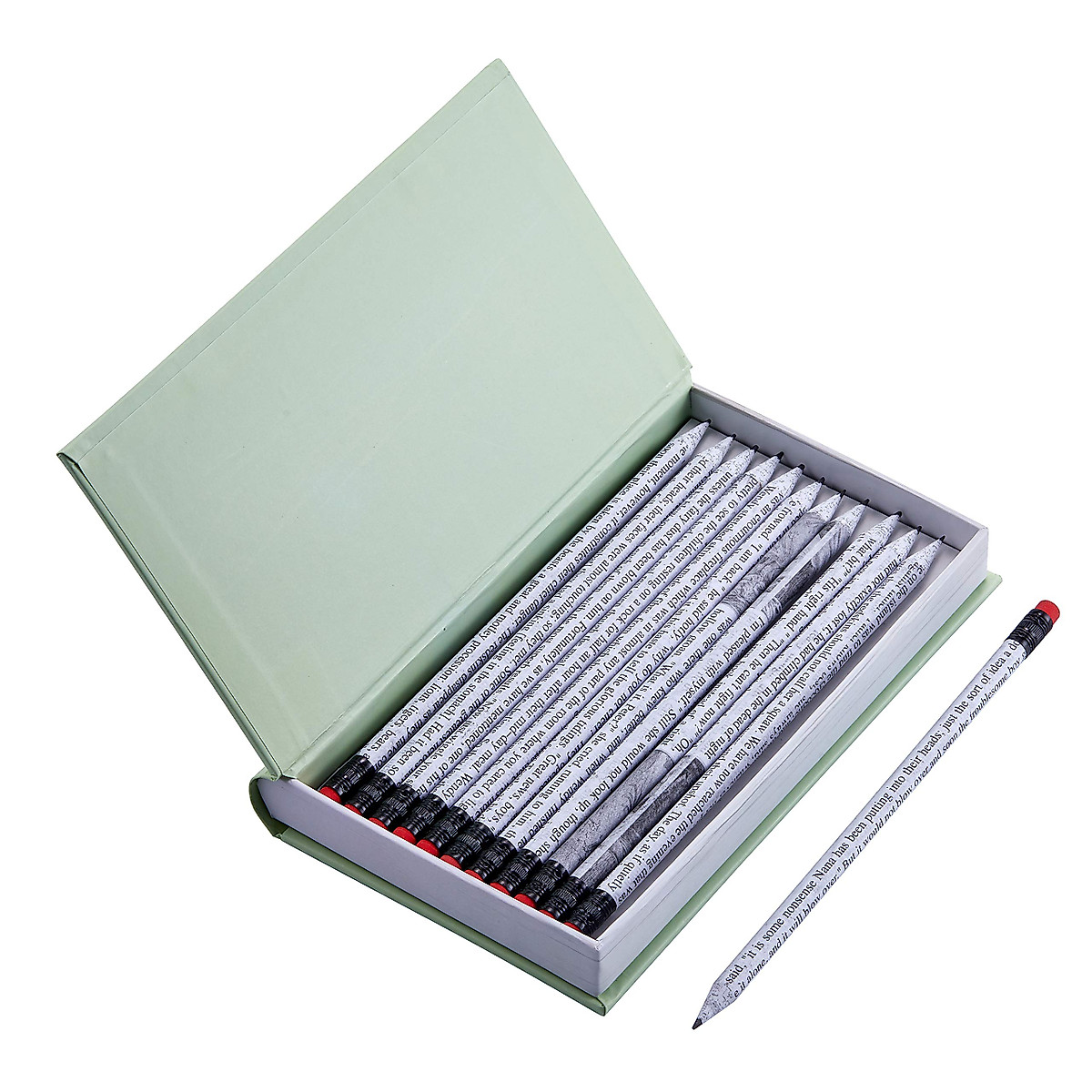 It's Academic Written Word Pencil Co. Classic Story Pencils with Decorative Box, 12 Pack, Peter Pan