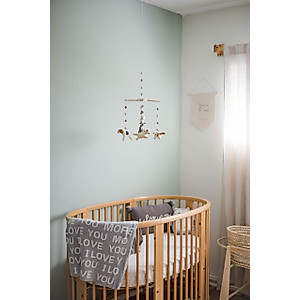 I Love You More Baby Blanket - Luxury Baby Toddler Gift in Deluxe Gift Box - Cotton Stroller Blanket - Unisex Newborn Blanket for Boy or Girl (35 x 45 inches)