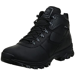 Timberland Men's Anti-Fatigue Hiking Waterproof Leather Mt. Maddsen Boot, Black, 11.5