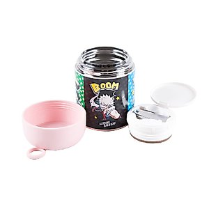 Maxerkeep Japanese Anime todoroki Deku izuku midoriya Bakugo 17oz Vacuum Insulated Soup Flask, Stainless Steel Lunch Container for Hot Food,Food Jar for Toddlers & Kids