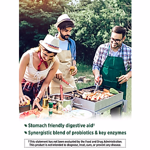 Nature's Truth Probiotics with Enzymes | 60 Capsules | Stomach Friendly for Men and Women | Non-GMO and Gluten Free Digestive Health Supplement