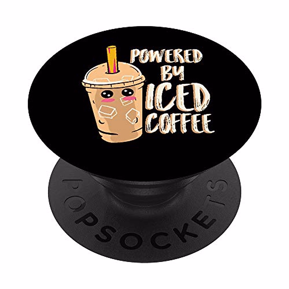 Anime lover Iced Coffee Kawaii PopSockets Swappable PopGrip