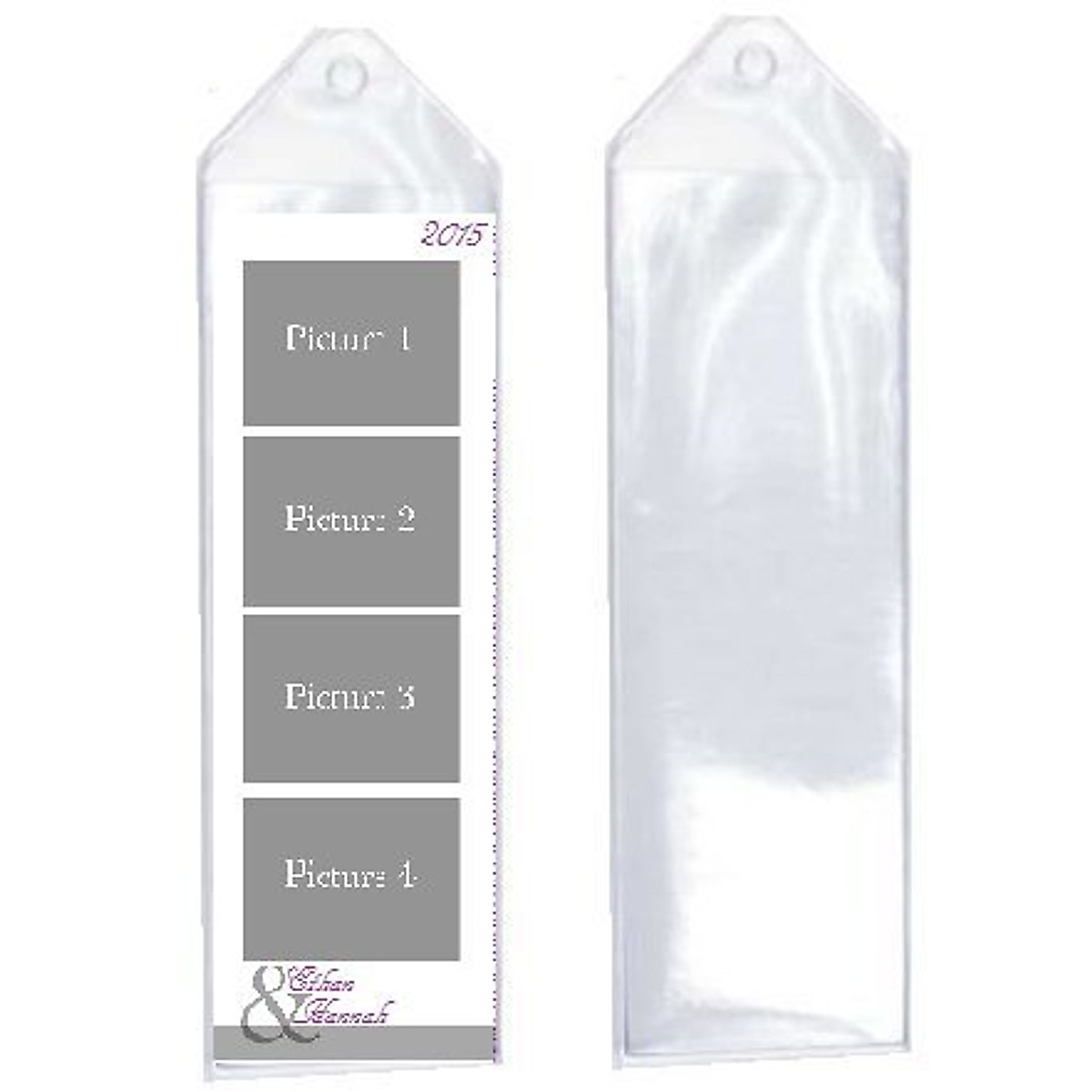 Vinyl Bookmark Sleeves (2 3/16 inches by 7 1/8 inches) by Easy Read Register (100)